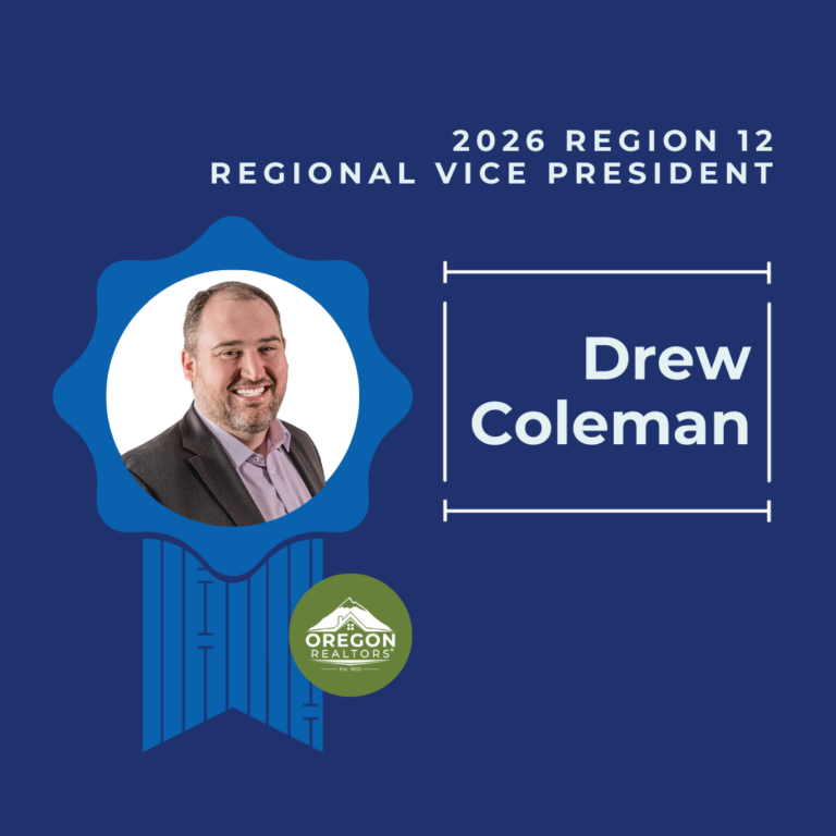 Oregon REALTORS® Member Drew Coleman Elected as the 2026 NAR Region 12 ...